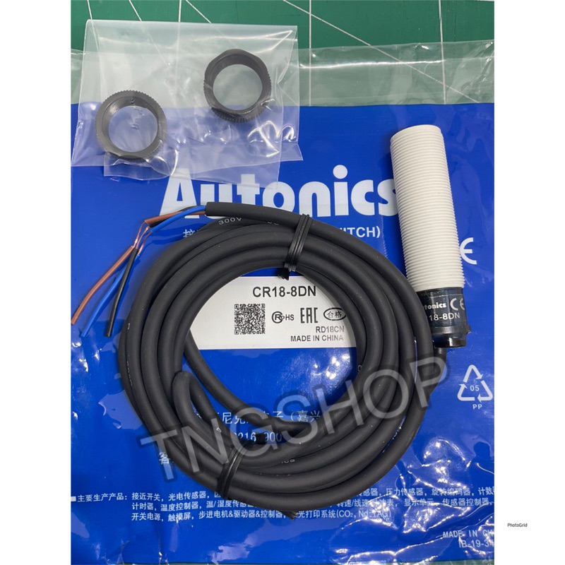 CR18-8DN. sensor เซ็นเซอร์ Capacitive Proximity sensor Size M18 3สาย ...