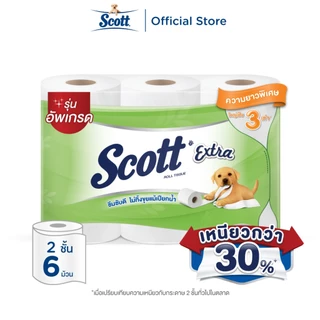 Scott กระดาษทิชชู 6 ม้วน ราคาถูก สั่งเลยบน Shopee