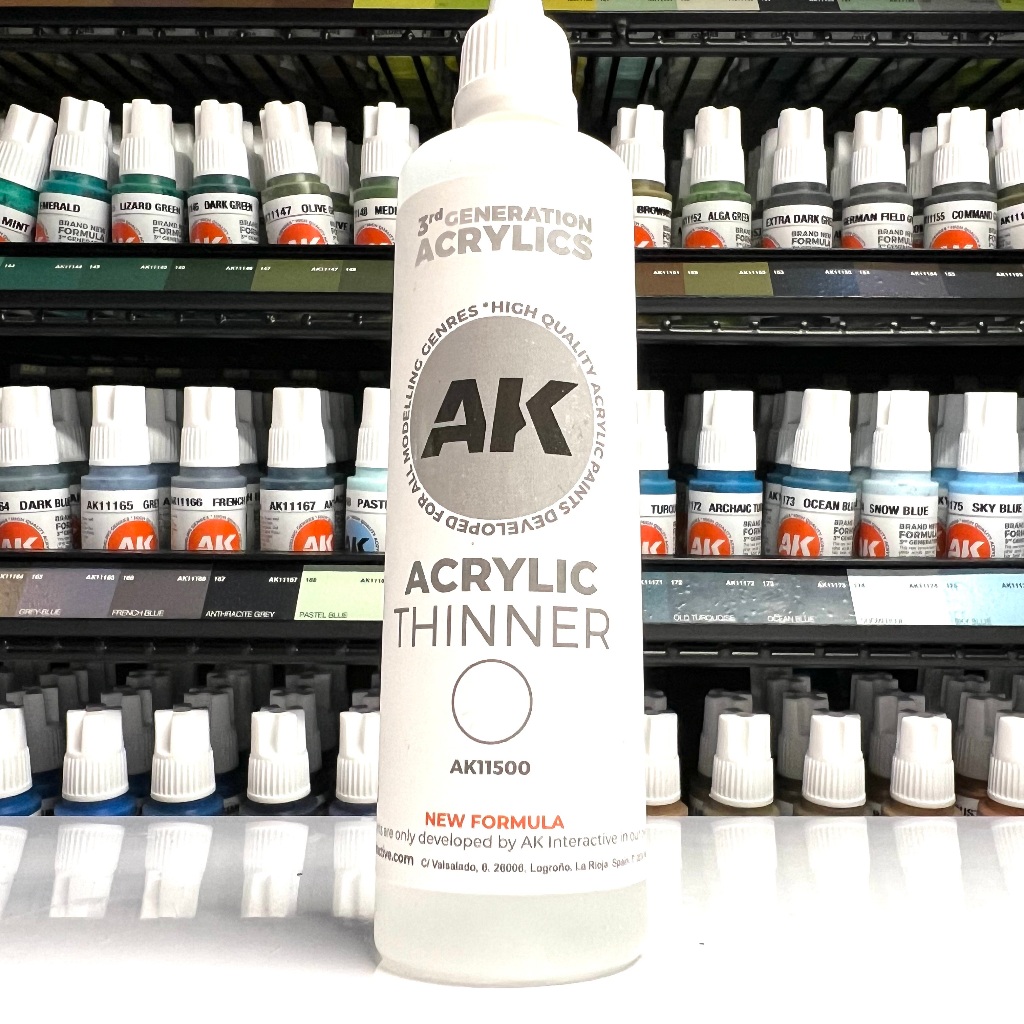 AK11500 3Gen. Thinner 100ml ตัวทำละลายสำหรับสีอะคริลิคสูตรน้ำ AK ซีรีย์ 3G | Shopee Thailand