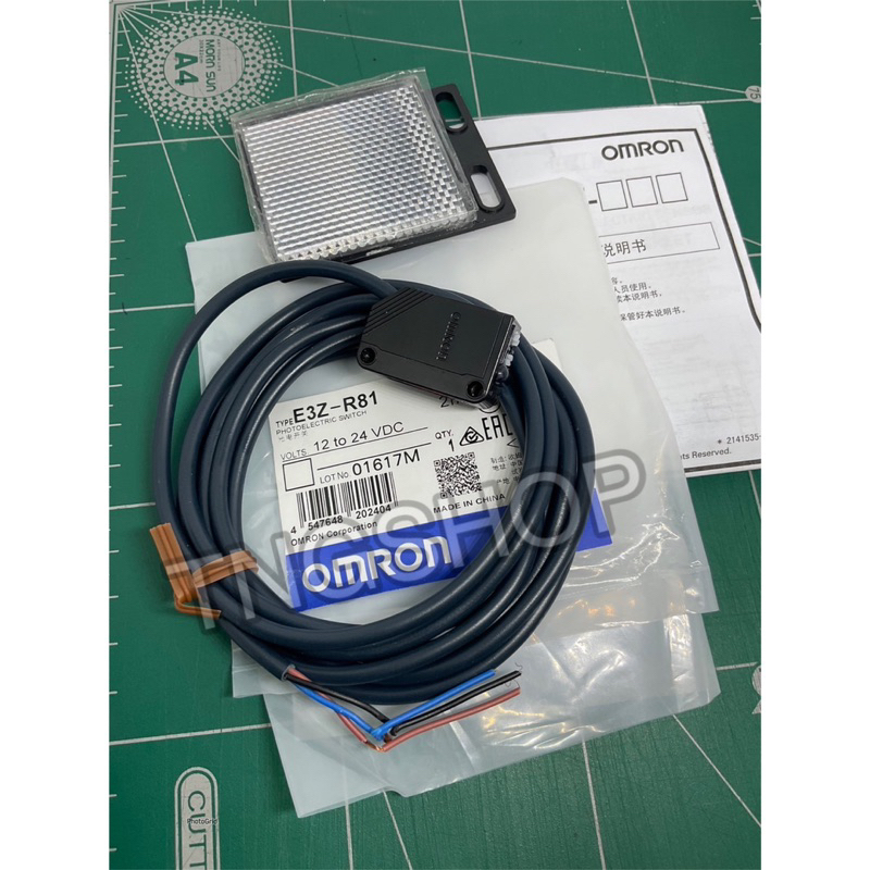 เซ็นเซอร์E3Z-R81 2M เซ็นเซอร์ โฟโต้ เป็นเซ็น จับวัตถุทุกชนิด ชนิดPNP-NO ...
