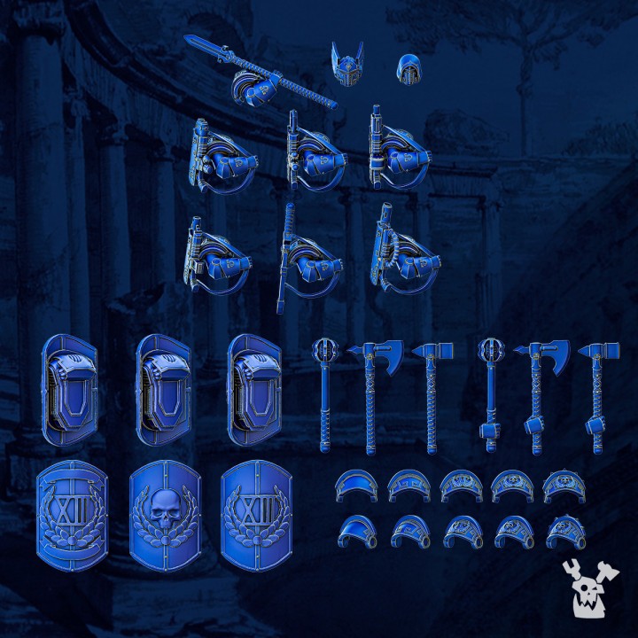 Legio Vexillum Upgrade Pack High quality and detailed 3d print ...