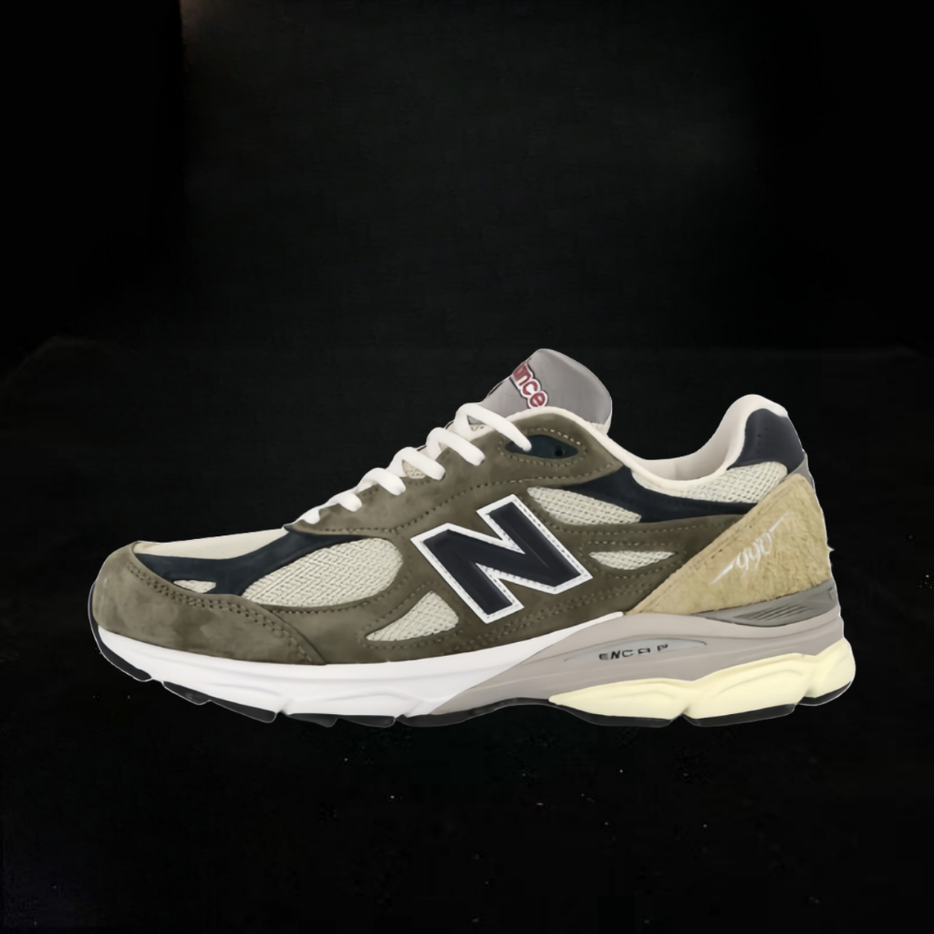 ของแท้ 100 % New Balance NB 990 v3 สีเขียวน้ำตาล | Shopee Thailand