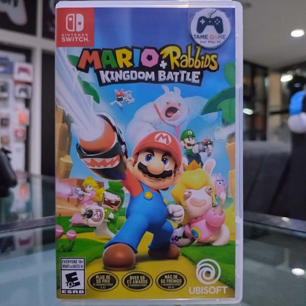 (ภาษาอังกฤษ) มือ2 Mario + Rabbids Kingdom Battle แผ่นเกม NSW แผ่นNSW ...