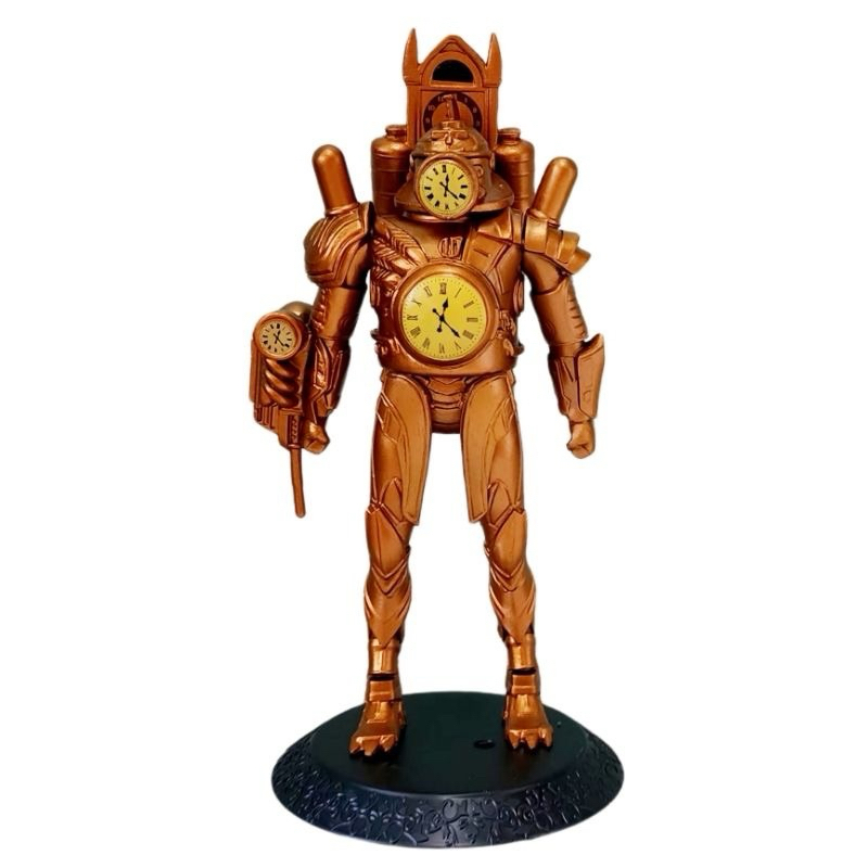 พร้อมส่ง!! โมเดล Skibidi Titan Clock Man ⏰ สีทอง ขนาดประมาณ 17 Cm ...