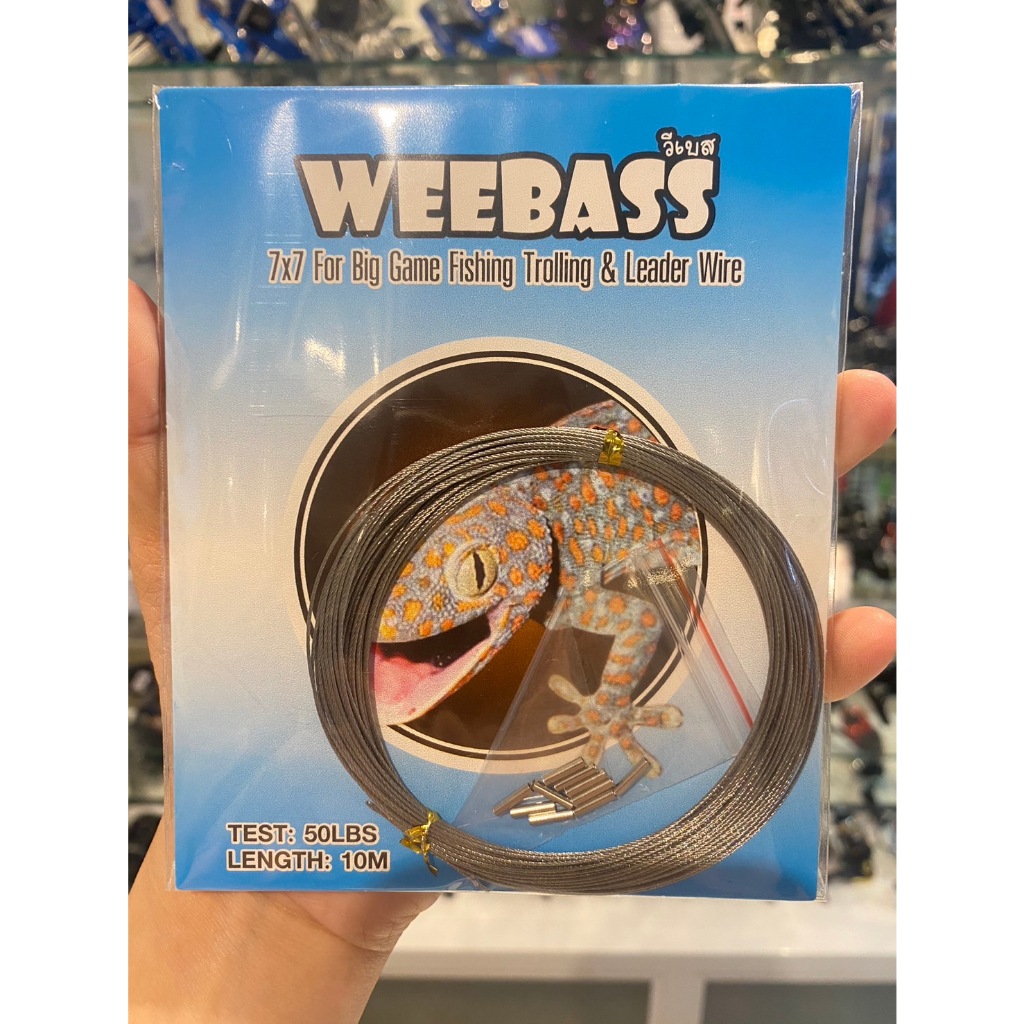 สลิงอ่อน 7x7 เส้นถัก จาก WEEBASS สายสลิง - รุ่น GECKO 7X7 CLEAR (ตุ๊กแก) | Shopee Thailand