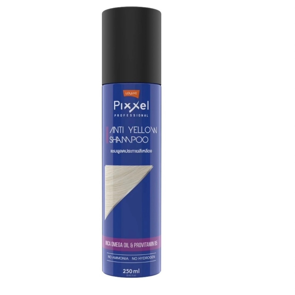 Lolane Pixxel Anti-Yellow ลดไรเหลือง Color Refresh Shampoo เติมสีเทา ...