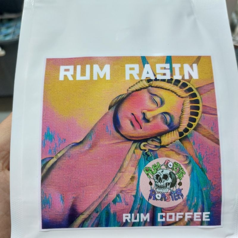 เมล็ดกาแฟอาราบีก้าคั่วกลางเข้ม Rum Rasin 250กรัม | Shopee Thailand