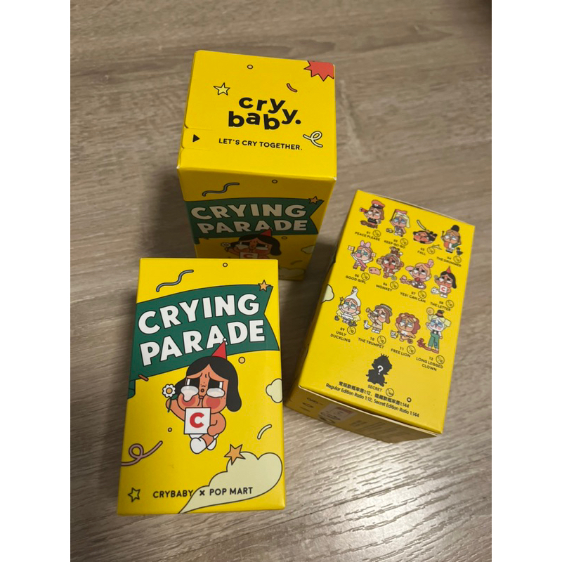 Cry Baby, Crying Parade Series Figures จำนวน : 1 กล่อง ราคา : 899 บาท ...