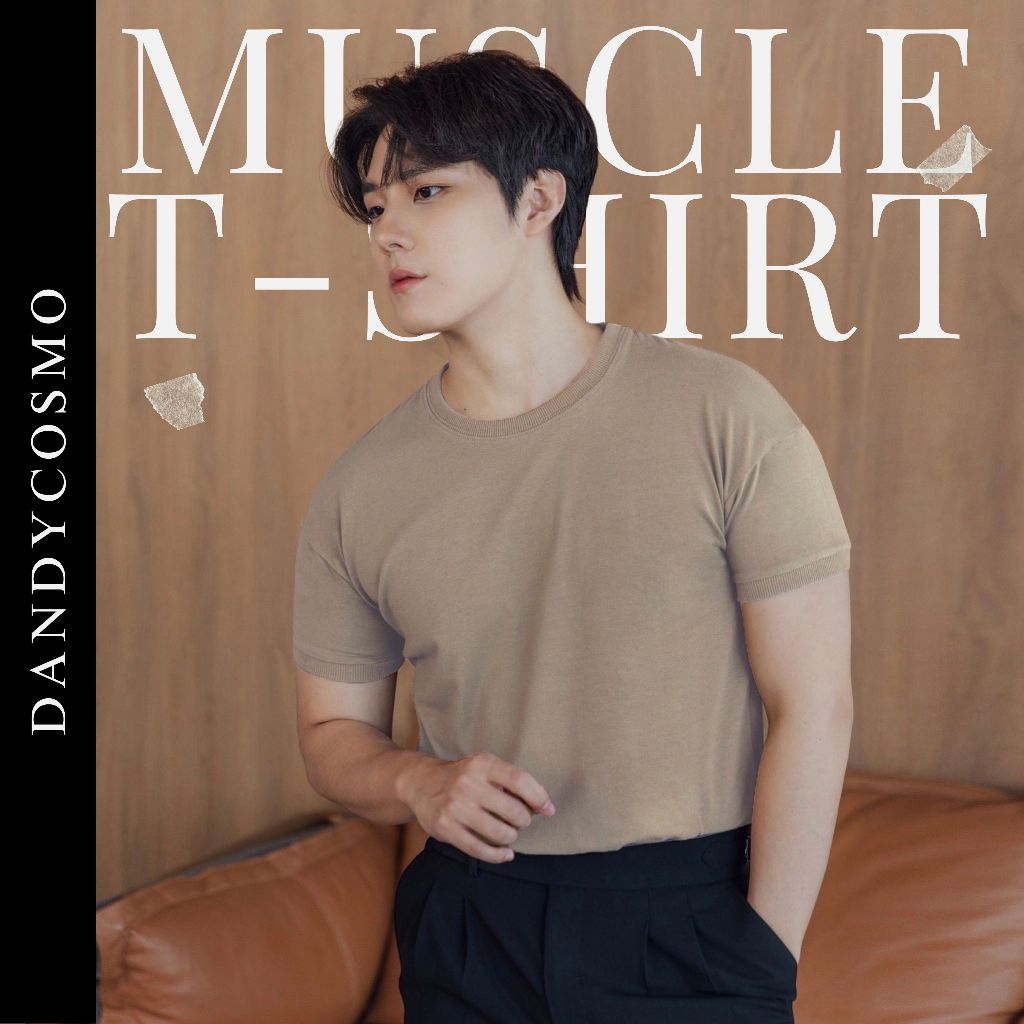 [สีอื่นๆ] เสื้อยืด Muscle Fit DANDY COSMO ปรับสมดุลไหล่ | Shopee Thailand