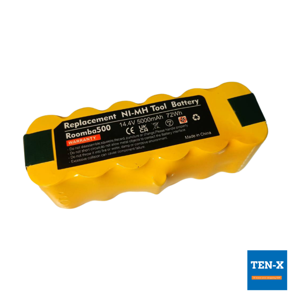 แบตเตอรี่ iRobot 5000mAh Ni-Mh สำหรับ iRobot Roomba 500 600 700 800 ...