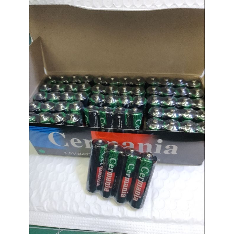 [ 2A / 60 ก้อน Cermania ]ถ่าน AA 1.5V ถ่านทดลองสินค้า สำหรับอุปกรณ์อิเล ...