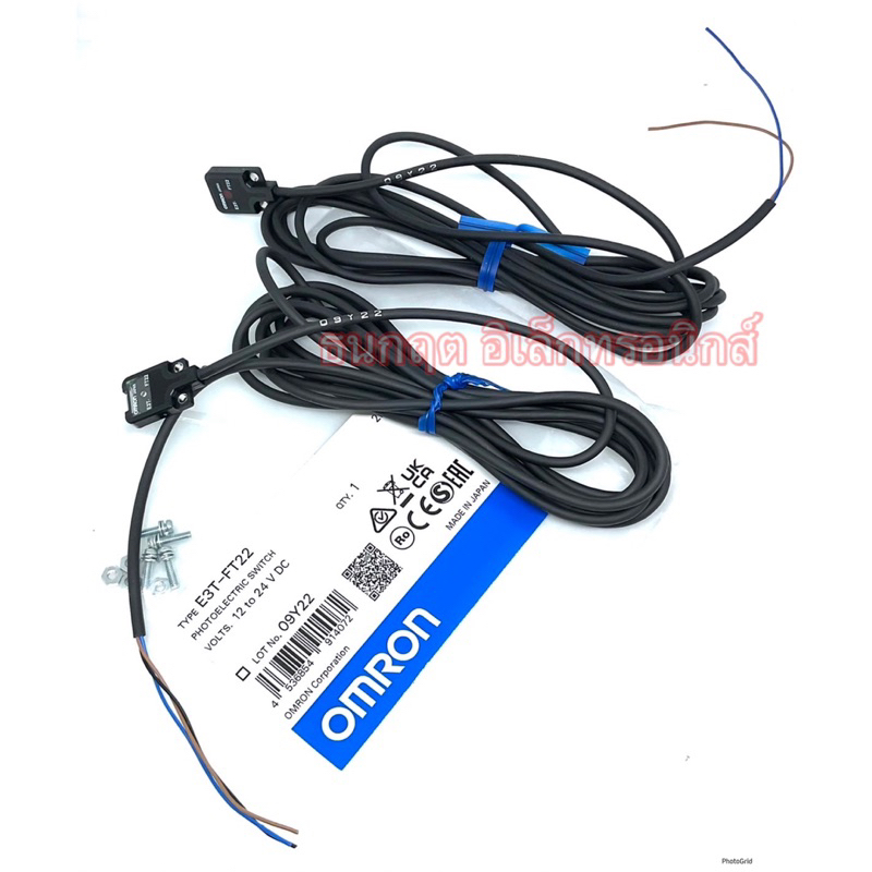 E3T-FT22 OMRON Photoelectric Sensor OMRON โฟโต้อิเล็กทริคเซนเซอร์ E3T ...
