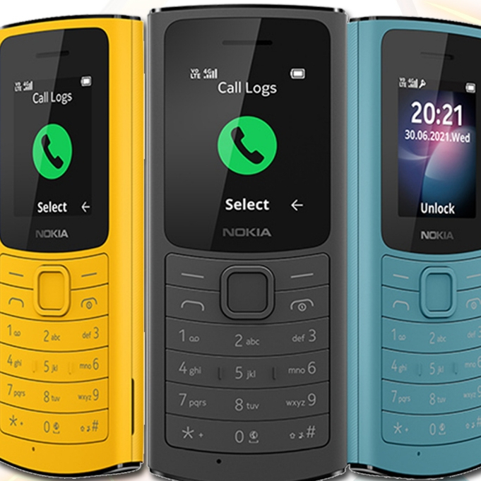 Nokia 105 4G จอแสดงผล TFT 16-bit (6 หมื่นสี) มีสีให้เลือกหลากหลาย ...