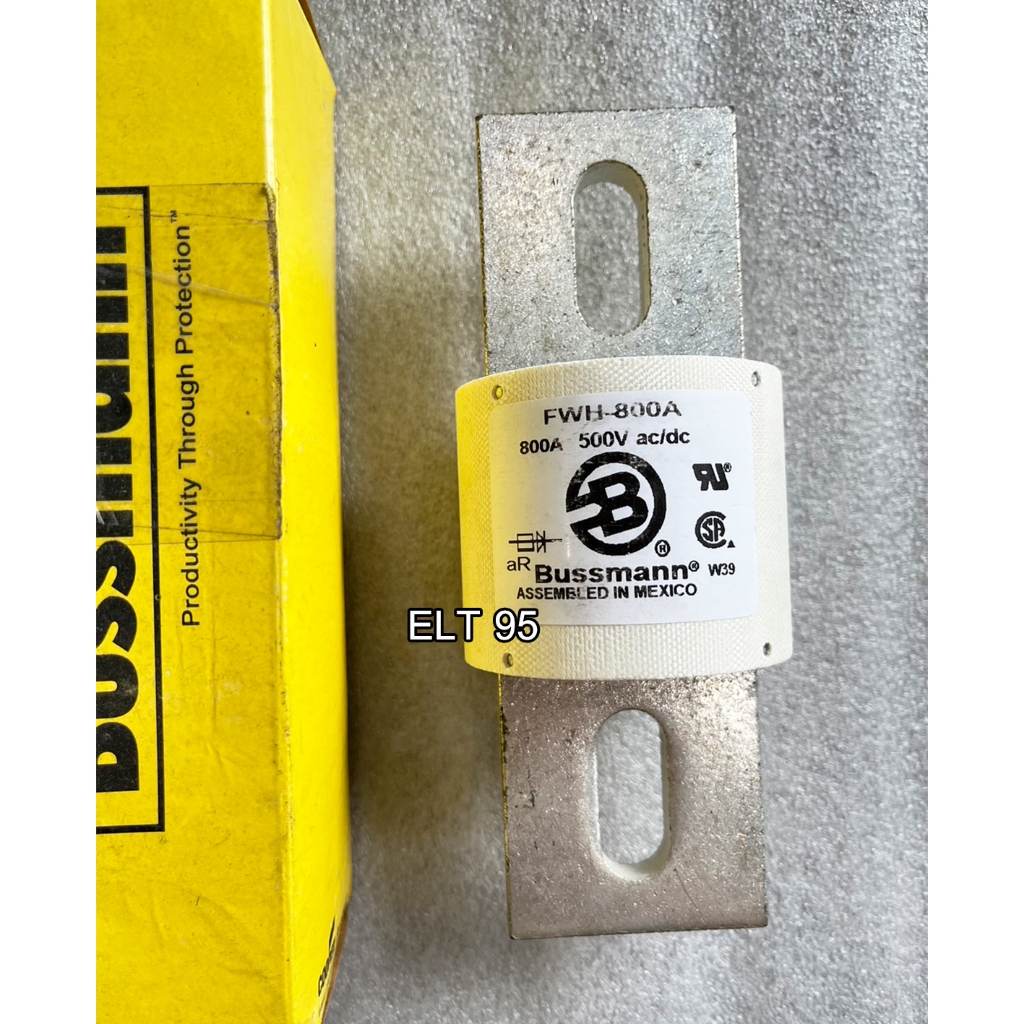 ฟิวส์ FWH-800A 800A 500V High Speed Fuses ยี่ห้อ Bussmann | Shopee Thailand