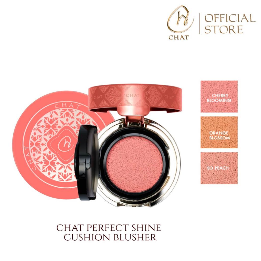 ฉัตร คุชชั่น บลัชปัดแก้ม CHAT Perfect Cushion Blusher | Shopee Thailand