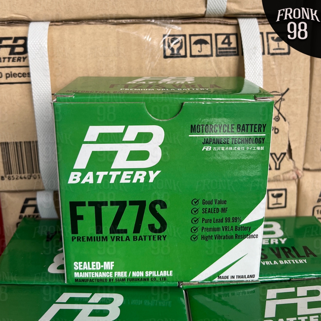FB แบตเตอรี่ รุ่น FTZ7S (12V 6.3AH) แบบแห้ง (สำหรับรถจักรยานยนต์ ...