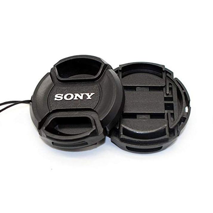 ฝาปิดหน้าเลนส์ LENS CAP SONY 52MM แบบ บีบกลาง มีสายคล้องฝา แข็งแรง ทน ...