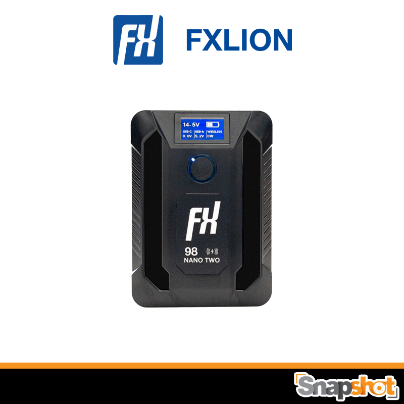 FXLION NANO TWO WIRELESS 98Wh 14.8V V-Mount Battery ประกันศูนย์ 1 ปี V Mount Battery FX LION ...
