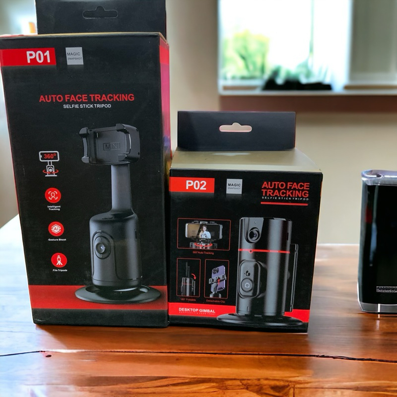 โค้ด GSEV0001 ขาตั้งเซลฟี่ P01 P02 ขาตั้งกล้องaiอัจฉริยะ Auto Face ...