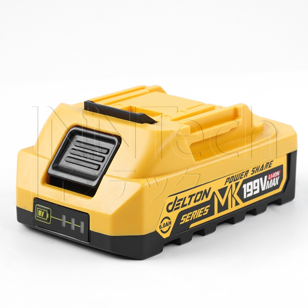 DELTON แบตเตอรี่ลิเธียมไอออน 199V Lithium-ion Battery สายชาร์จ แท่นชาร์จ แท่นชาร์จไว แบตลิเธียม ...