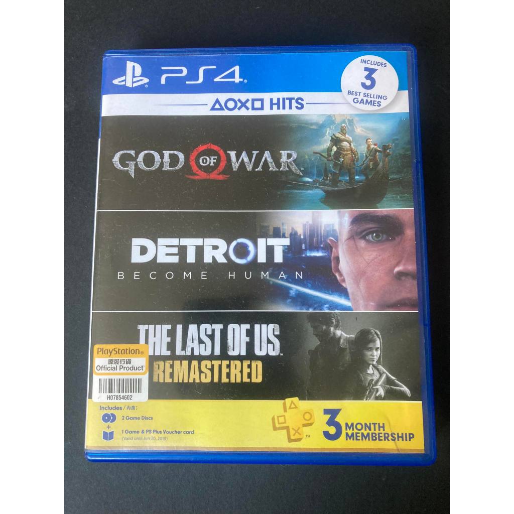แผ่น PS4 เกม God of War 1 และ Detroit Become Human | Shopee Thailand