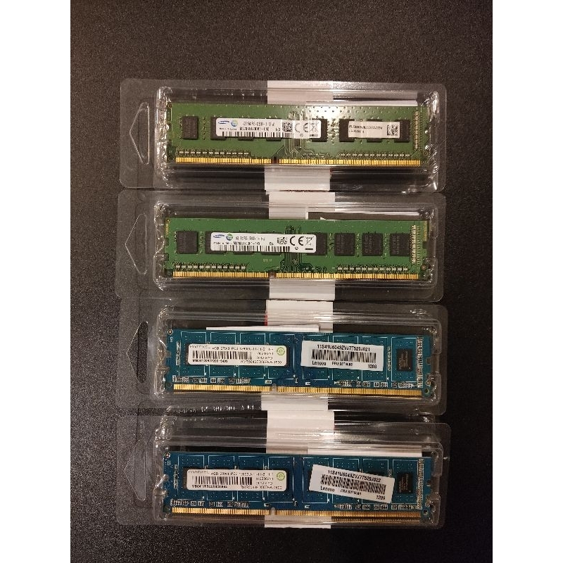 แรม DDR3 4GB. bus speed 1600 Samsung 8 ชิป, Ramaxel 16 ชิป | Shopee ...