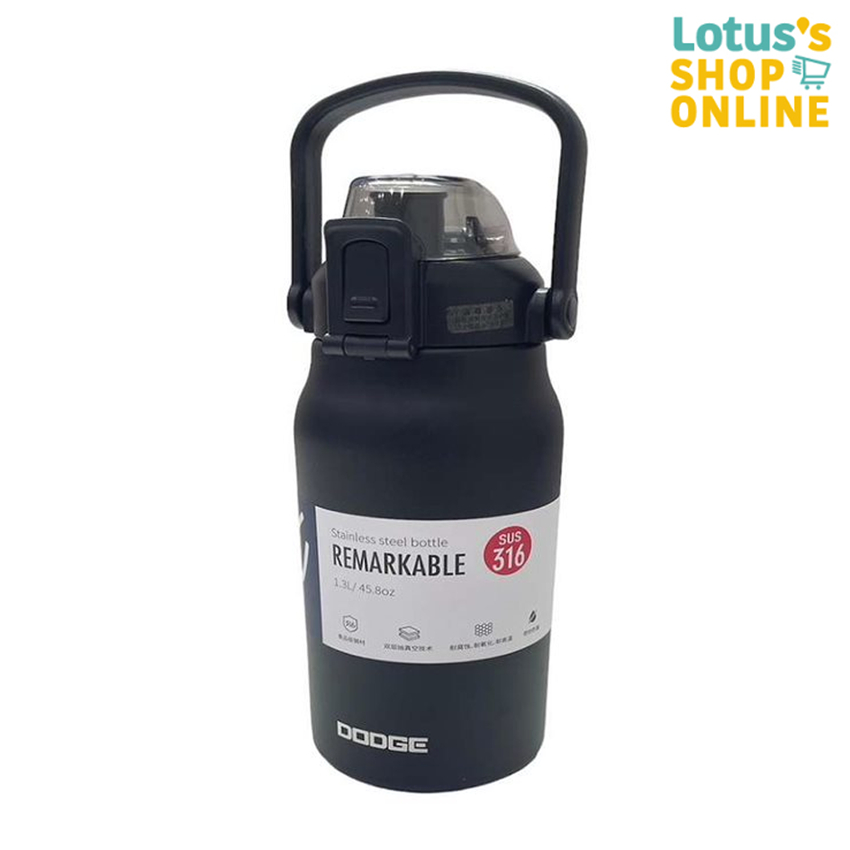 ดอดจ์ กระบอกน้ำสแตนเลส ขนาด 1.3L รุ่น 316 DODGE STAINLESS STEEL WATER BOTTLE 1.3L #316 | Shopee ...