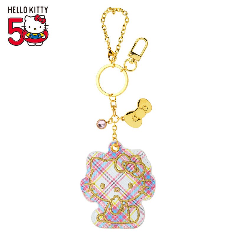 พวงกุญแจห้อยกระเป๋า Hello Kitty Dress Tartan 50 th Anniversary | Shopee ...