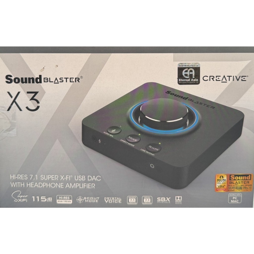 SOUND CARD (ซาวด์การ์ด) CREATIVE SOUND BLASTER X3 EXTERNAL (BLACK) มือ ...
