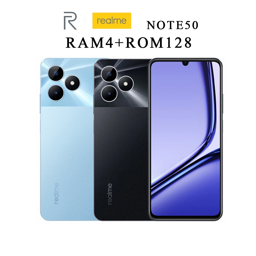 Realme Note 50 (3+64) (4+128GB)丨จอใหญ่ 6.74นิ้ว | แบตเตอรี่ 5000mAh ...