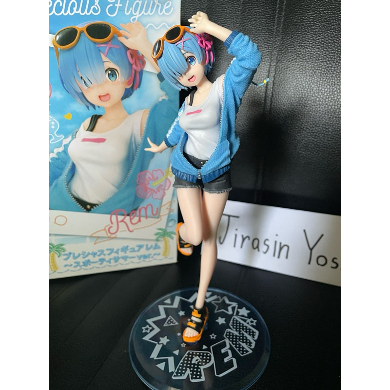 [มือสองแท้ กล่องบุบ] Taito Re:Zero Rem Sporty Summer Ver. figure ฟิกเก ...