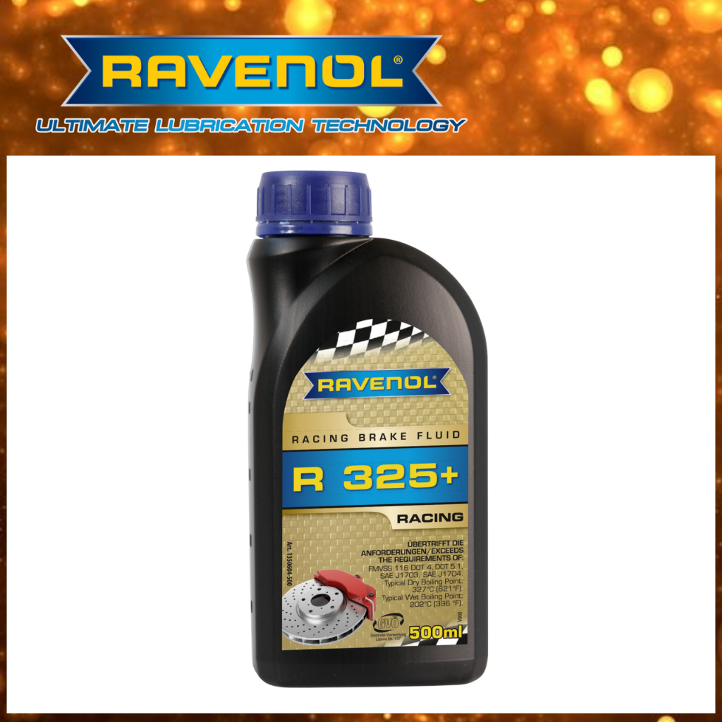RAVENOL Racing Brake Fluid R325+ น้ำมันเบรคคุณสมบัติเด่นจุดเดือด 328 ...