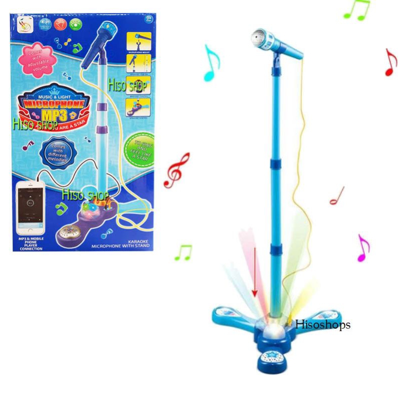 SINGER STAR MICROPHONE TOY ไมโครโฟนเดี่ยว ปรับระดับได้ ร้องเพลงได้จริง ...