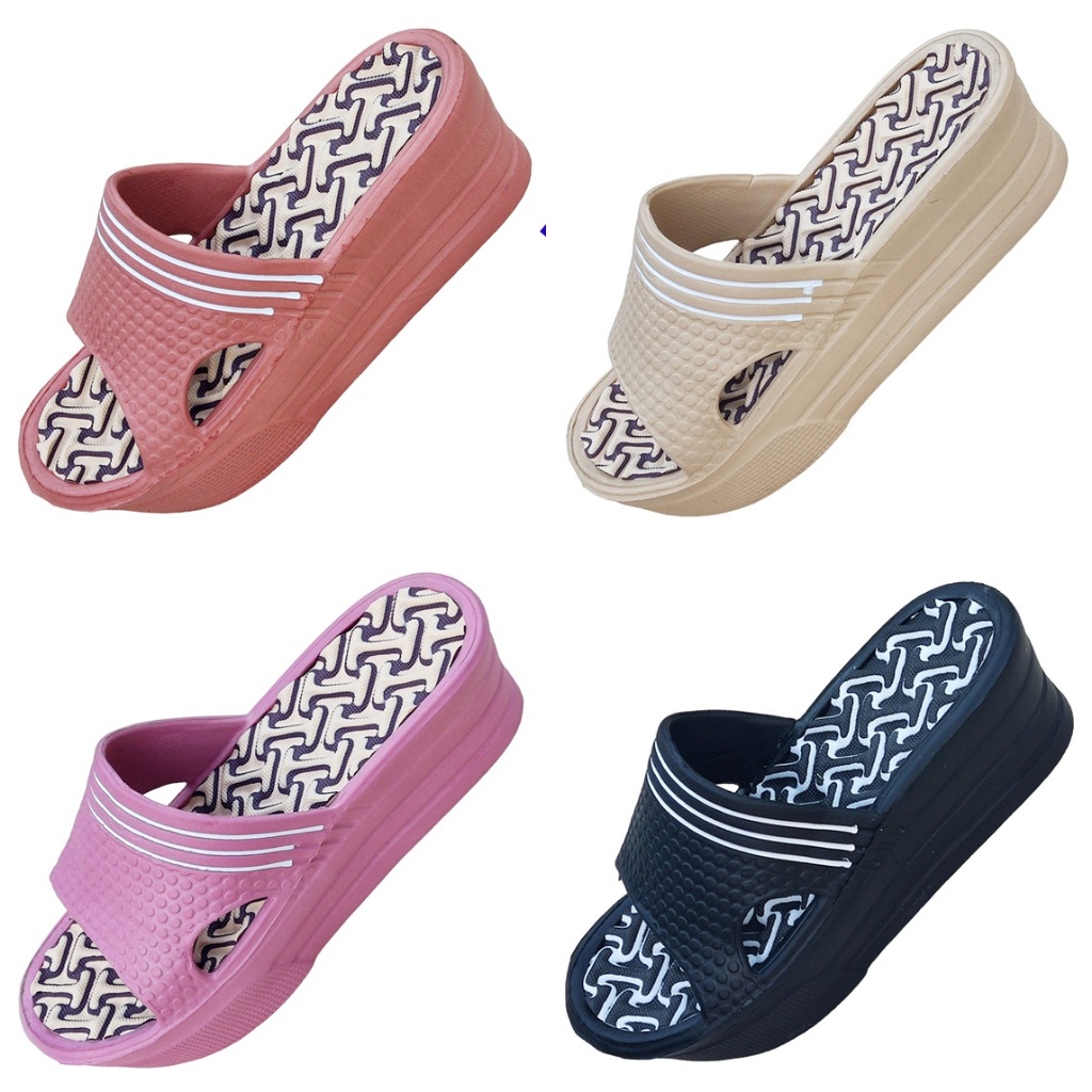 WOOQ SOFT7 รองเท้าเสริมส้น เบา นุ่มสบาย มีปุ่มนวด สูง 4 ซม. | Shopee ...