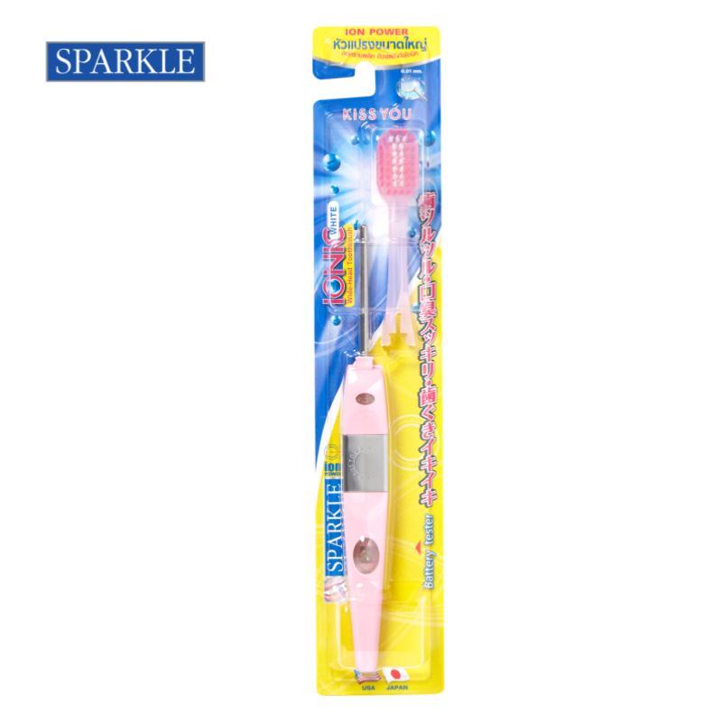 Sparkle แปรงสีฟัน ไอออนิค (หัวกว้าง) IONIC WIDE-HEAD ลดคราบพลัค (แปรง 2 ระดับ) สปาร์คเคิล ...