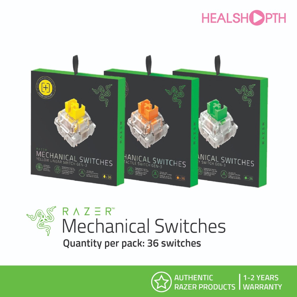 สวิตซ์คีย์บอร์ด Razer Mechanical Switches Pack Quantity per pack - 36 ...
