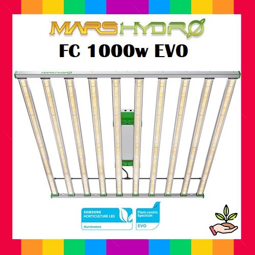 🔥[พรีออเดอร์]MARS HYDRO FC 1000W-EVO SAMSUNG LM301H EVO SMART LED GROW LIGHT FOR COMMERCIAL VEG ...