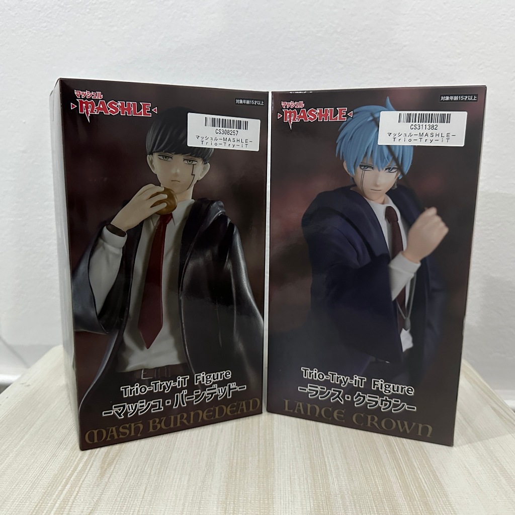 Mashle Trio Try iT Figure Mash Burnedead Magic and Muscles Lance Crown ศึกโลกเวทมนตร์คนพลังกล้าม ...