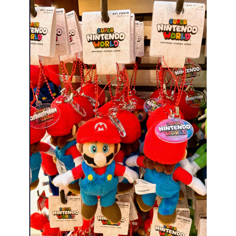 SUPER NINTENDO WORLD MARIO PLUSH KEYCHAIN UNIVERSAL STUDIOS JAPAN USJ ...