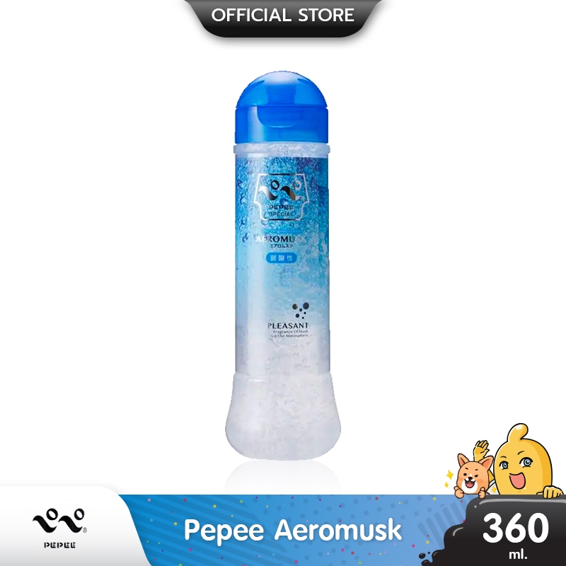 Pepee Aeromusk เจลหล่อลื่นญี่ปุ่น สูตรน้ำ หนืดพิเศษ กลิ่นหอม บรรจุ 1 ชิ้น (ขนาด 360 ml ...
