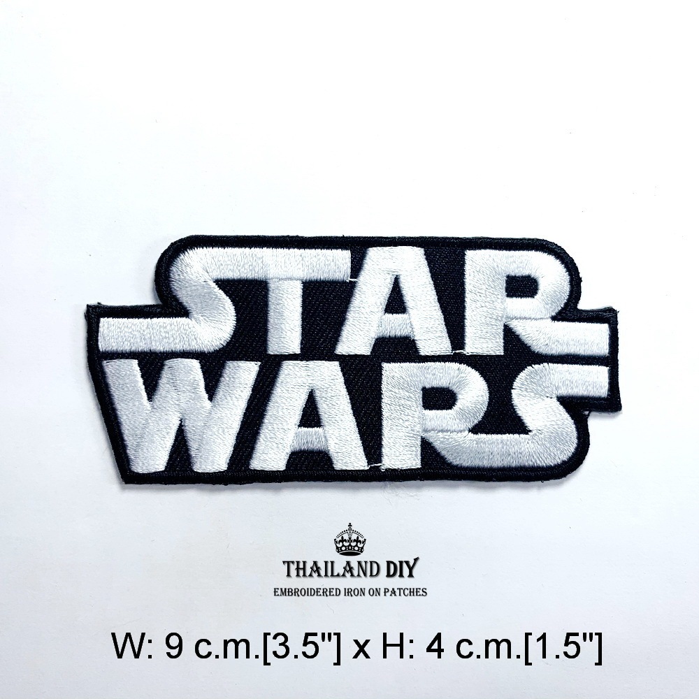 ตัวรีดติดเสื้อ สตาร์ วอร์ส Stromtrooper R2D2 C-3PO Yoda Jedi Star Wars Patch งานปัก WOP DIY ตัว ...