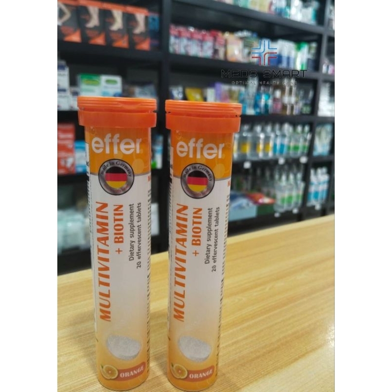 effer multivitamin+biotin วิตามินรวมเม็ดฟู่ | Shopee Thailand