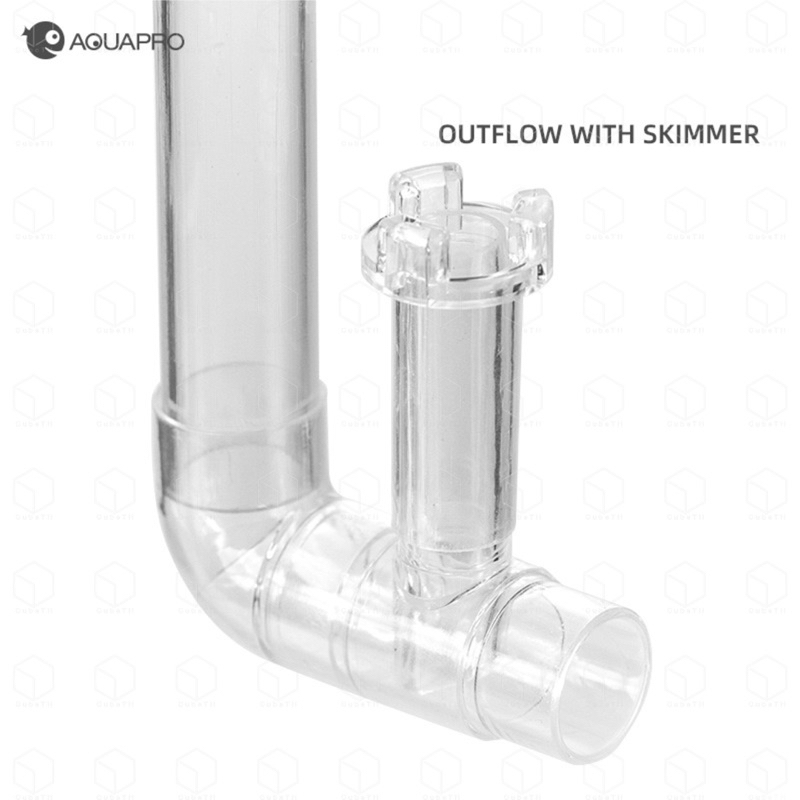 Aquapro inflow outflow with skimmer หัวเอ้าโฟลแบบมีสกิมเมอร์ สำหรับสวม ...