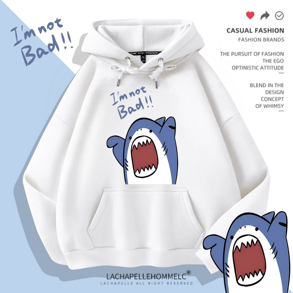 L578 เสื้อฮู้ดแขนยาวใส่ได้ทั้งชายและหญิง ผ้าโพลีเอสเตอร์ใส่สบาย เสื้อ ...