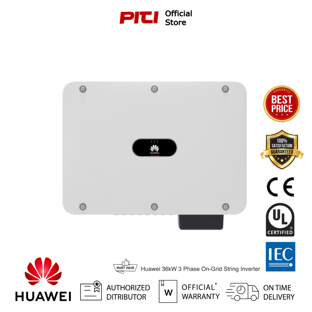 Huawei SUN2000-36KLT-M3 Inverter 36kW 3Ph (5 Years Warranty) | Shopee ...