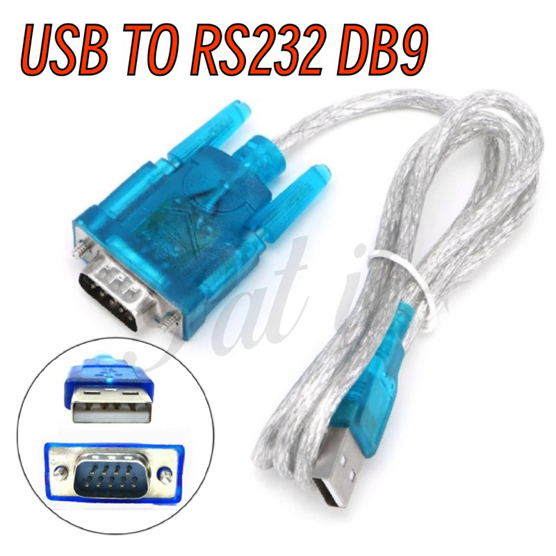 USB To RS232 RS-232(DB9) Serial Cable Standard Adapter Converter (DB9 ...