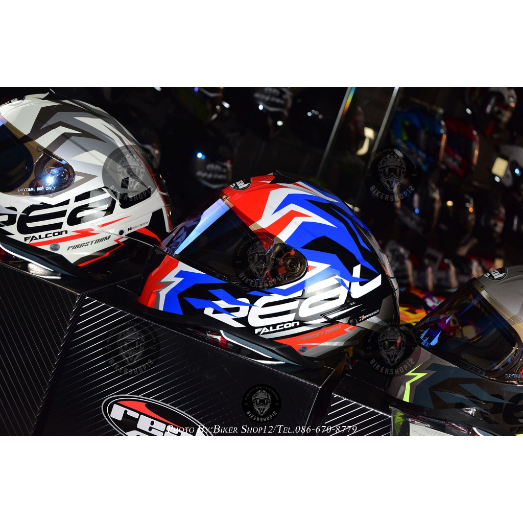 หมวกกันน็อค REAL FALCON ROBOTECH | Shopee Thailand