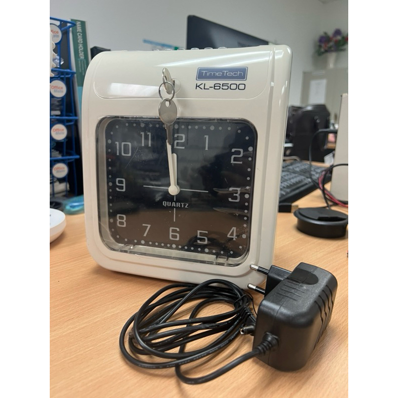 มือสอง : เครื่องตอกบัตร TimeTech KL-6500 | Shopee Thailand