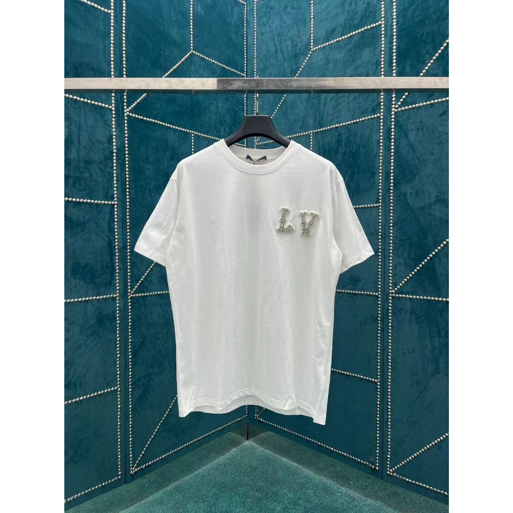 เสื้อยืด Louis Vuitton LV 24SS 1:1 งานสูงสุด รูปถ่ายตัวจริง เทียบแท้ 99% จัดส่งฟรี แท้ 99 % ...