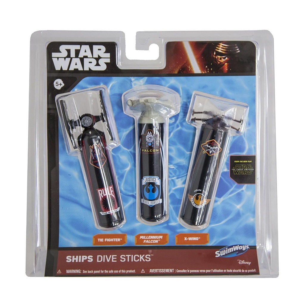 Swim Ways : SWY29099* ของเล่นในสระน้ำ Star Wars 3D Dive Ships Sticks ...